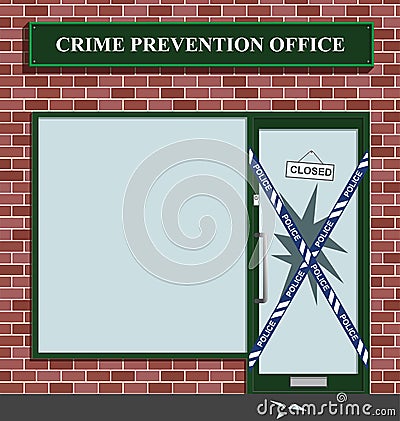 Police Cordon Vector Illustration | CartoonDealer.com #12943704