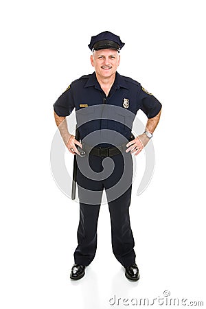 Police Officer Full Body Front Royalty-Free Stock Photography ...