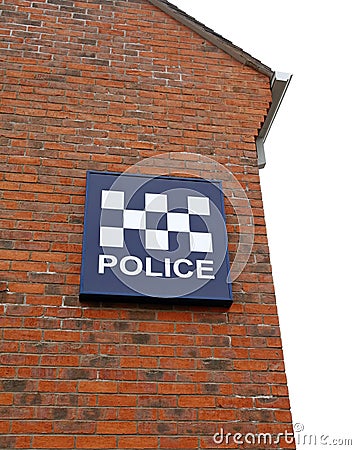 Police Station Sign Stock Photography - Image: 25658012