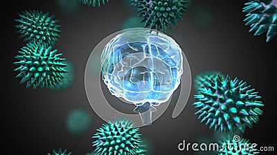 Pollen Attacks on the Brain Stock Footage - Video of education, grains ...