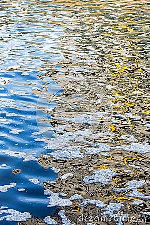 Polluted Water And Scum Royalty-Free Stock Photography | CartoonDealer ...