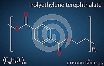 Polyethylene Terephthalate Or PET, PETE Polyester, Thermoplastic ...