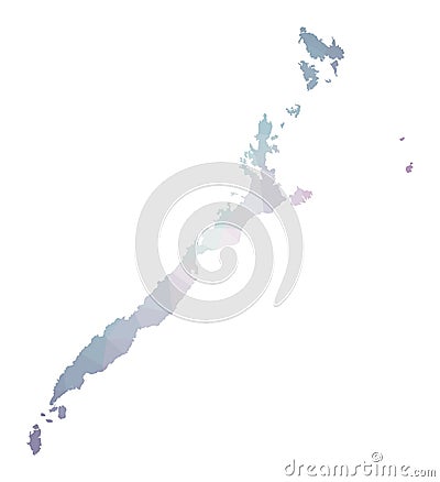 Polygonal Map Of Palawan. Cartoon Vector | CartoonDealer.com #184575205