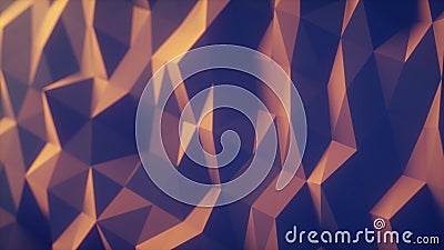 Polygons Waves Perfect Seamless Loop of Slowmotion Polygon Waves Stock ...