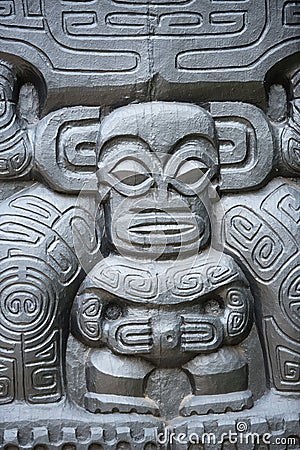Polynesian Stone Statue Stock Photo - Image: 44173727