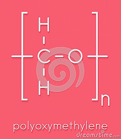 Polyoxymethylene POM, Acetal, Polyformaldehyde Plastic Polymer ...