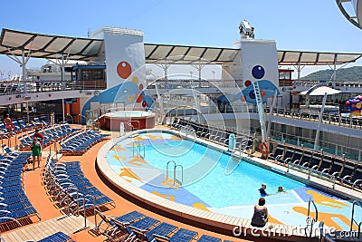Pool Deck Onboard Oasis Of The Seas Editorial Stock Image - Image: 22842219