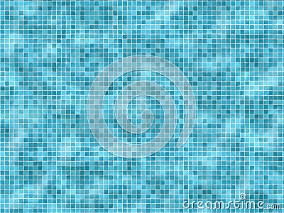 Pool Tiles Under Water Royalty Free Stock Image - Image: 1597676