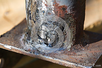 Bad Pipe Welding Stock Photo | CartoonDealer.com #144498360