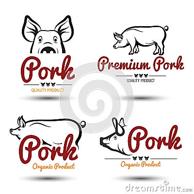 Pork Label Stock Vector - Image: 73586160