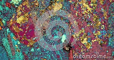 Porphyry Rock Section Under the Microscope Stock Footage - Video of ...