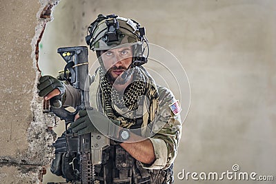 Portrait Of American Soldier Stock Photo - Image: 47051804
