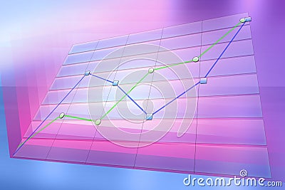 Positive Business Trend Chart Stock Image | CartoonDealer.com #11816473