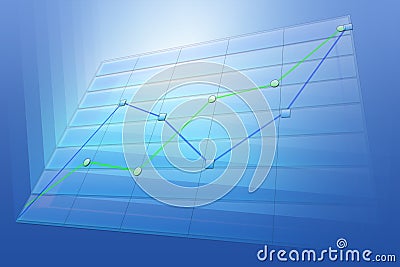 Positive Business Trend Chart Stock Image | CartoonDealer.com #11816491