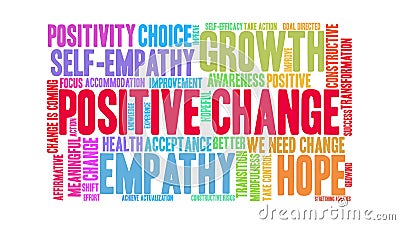Positive Change Animated Word Cloud Stock Footage - Video of choice ...