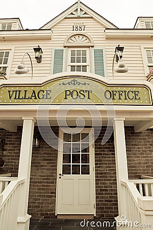 Old Post Office building stock photo. Image of post, retro - 21096484
