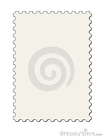 Postage Stamp Border (vector) Stock Image - Image: 10160081