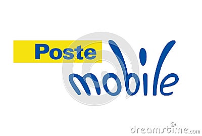 Poste Mobile Logo Vector Illustration | CartoonDealer.com #134110358