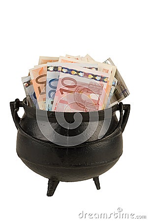 A Pot Of Money Stock Photos - Image: 3145003