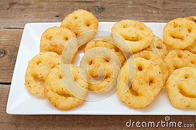 Potato Fried Smileys Chips Royalty-Free Stock Image | CartoonDealer.com ...