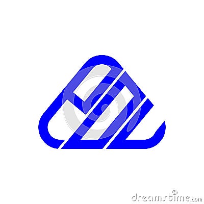 POU Letter Logo Creative Design With Vector Graphic, POU D Modern Logo ...