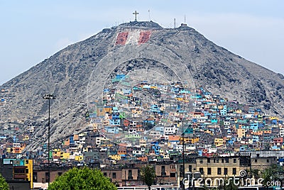 Poverty Zones Of Lima Royalty Free Stock Photo - Image: 7547775