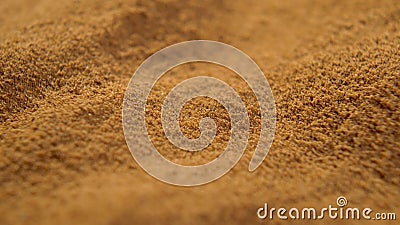 Powder Particles of Instant Dry Chicory Root. Soluble Beverage Stock ...