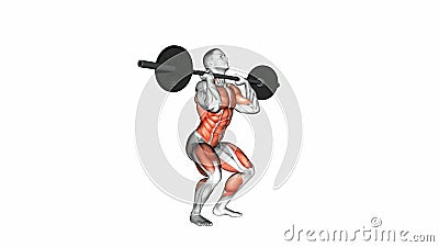 Power clean exercise stock video. Video of self, press - 95365679