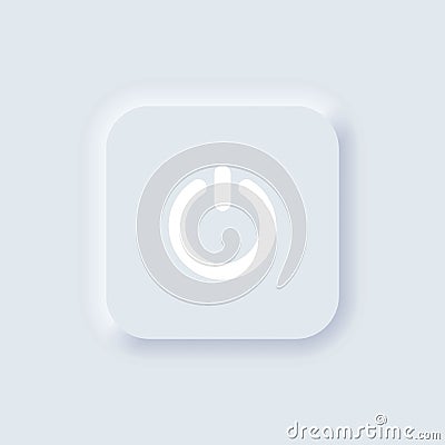 Power Icon. Power On Off User Interface. Neumorphism Icons. On Off ...