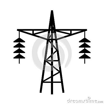 Power Line Tower Vector Icon | CartoonDealer.com #81736932