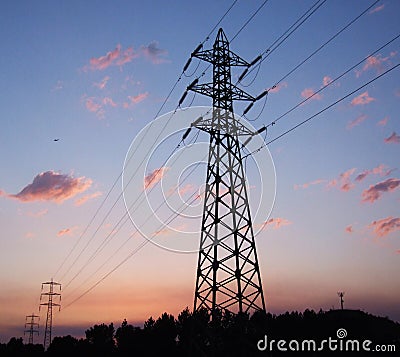 Power Lines Stock Image - Image: 932371