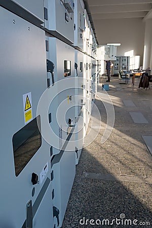 Power Plant Switchyard Protection And Control Cubicles Compartment ...