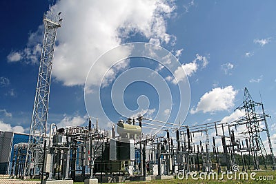 Power Station Stock Image - Image: 850441