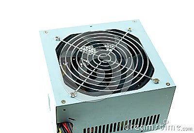 Power Supply Top View Ventilation Grill On Isolated Background Stock ...