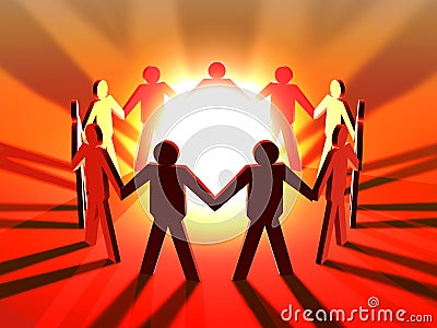 Power Of Teamwork Stock Photography - Image: 292112