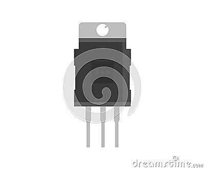 Power Transistors, Schematic View Of Transistor. Electronic Equipment ...