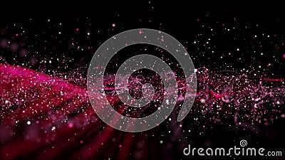 Powerful Animation with Wave Object and Glitter Particles in Slow ...