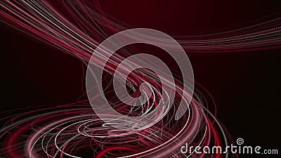 Powerful Animation with Stripe Wave Object in Slow Motion, 4096x2304 ...