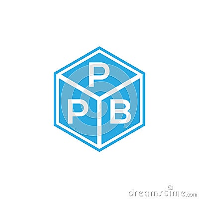 PPB Letter Logo Design On Black Background. PPB Creative Initials ...