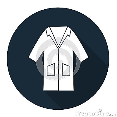 PPE Icon.Wear Smock Symbol Sign Isolate On White Background,Vector ...