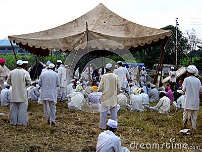 The Holy Pilgrimage Of Alandi Near Pune City In India - Dreamstime