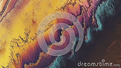 Precipitation Reaction Patterns Forming Complex Structures Rendered In ...