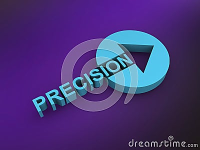 Precision Word On Purple Royalty-Free Stock Image | CartoonDealer.com ...