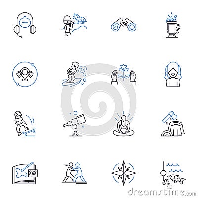 Predictive Analytics Line Icons Collection. Forecasting, Analysis ...