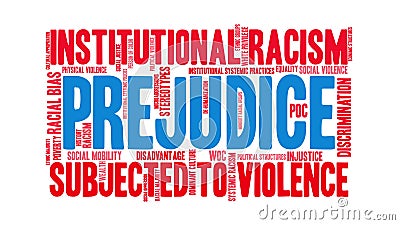 Prejudice Word Cloud stock video. Video of discrimination - 121921743