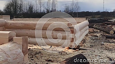 Preparation of Logs for the Assembly of Structure. Materials for a ...