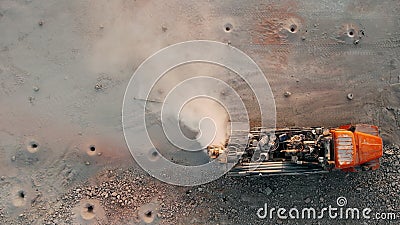 Preparing for Blasting Open Cast Mine Mining of Coal, Overall Plan ...