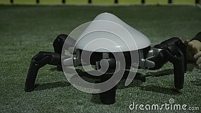 Presentation of Upgraded Robots. HDR Stock Footage - Video of future ...