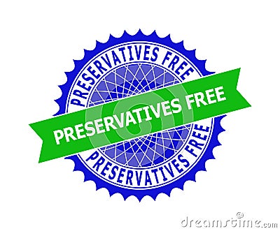 Vector Preservatives Free Gold Bent Sticker Stock Vector - Illustration of design, gold: 218287012