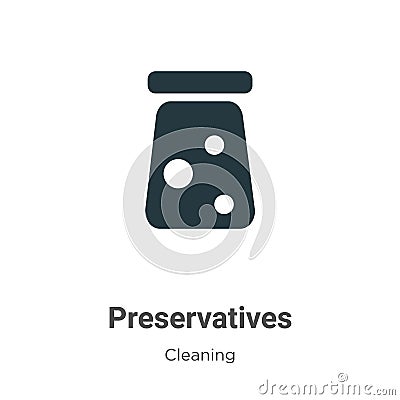 Preservatives Vector Icon On White Background. Flat Vector ...
